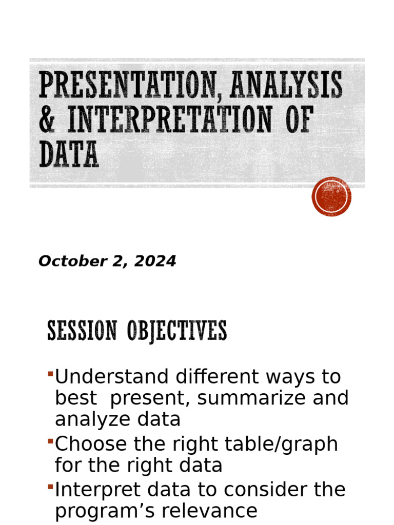 Presentation, Analysis, And Interpretation of Data | PDF | Bullying ...