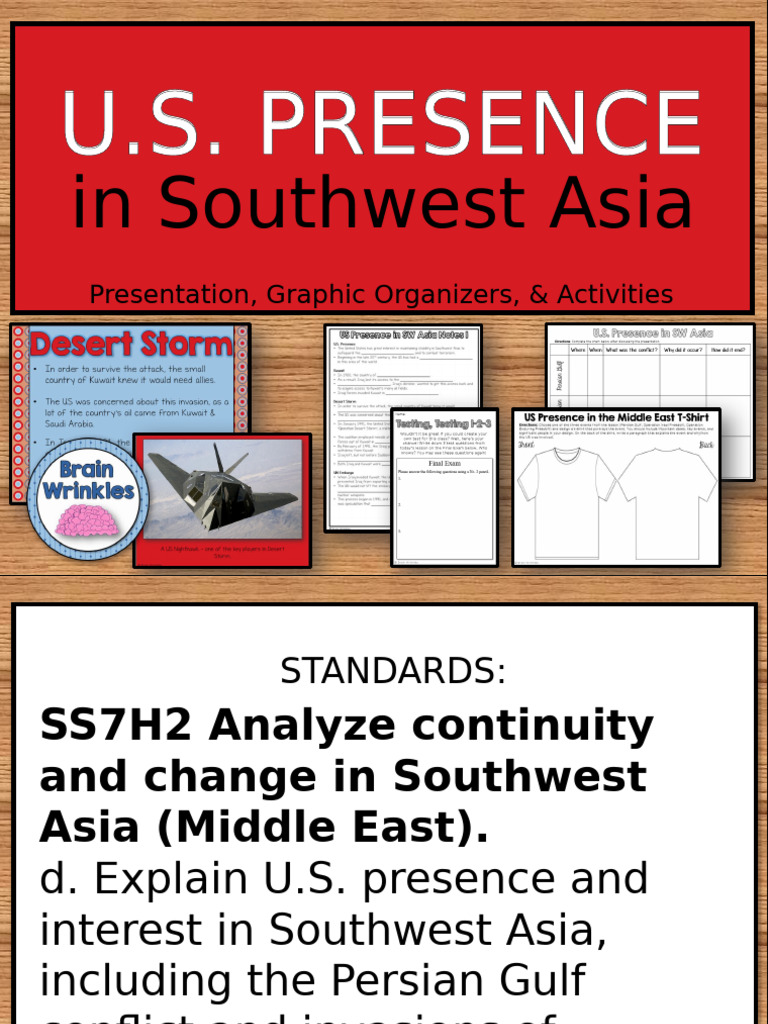 Us Presence in SW Asia Kids Version | PDF | Gulf War | Osama Bin Laden
