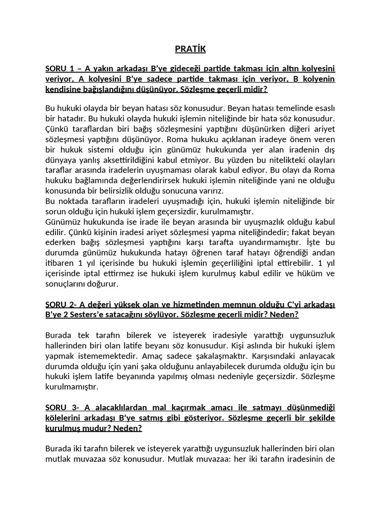PRATİK-hkuk 103 | PDF