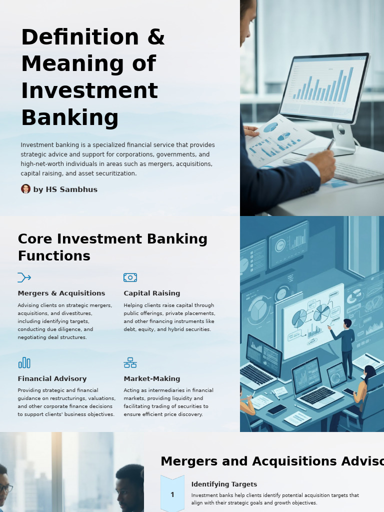 Understanding Investment Banking Functions | PDF | Securitization ...