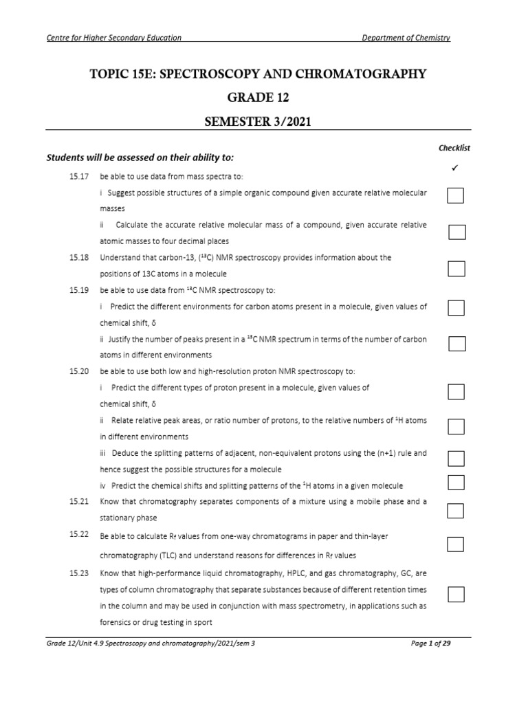 Predicting Peaks in 13C NMR Spectra | PDF | Gas Chromatography ...