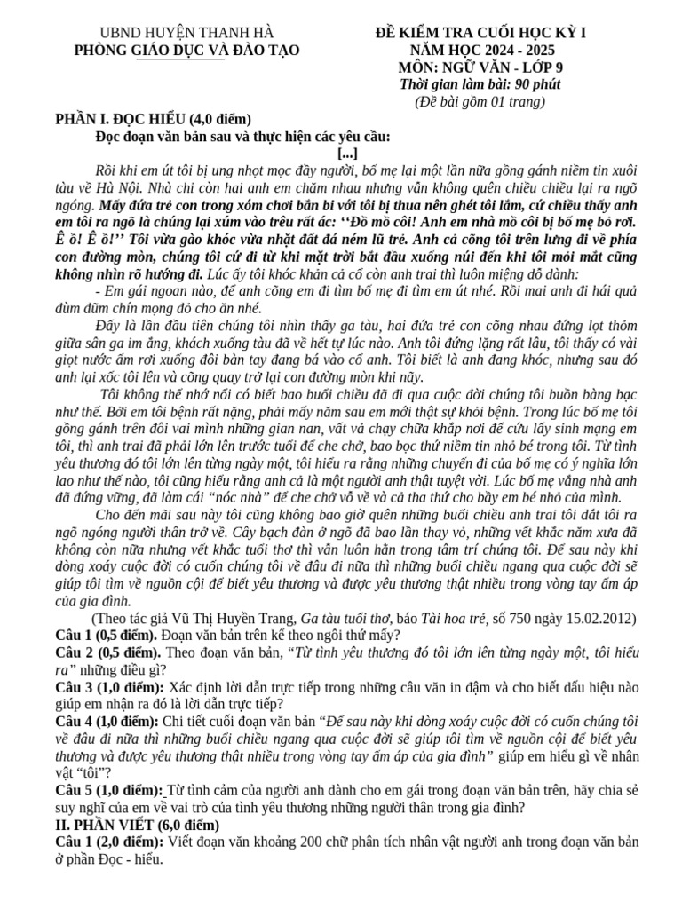 NGU VAN 9 - CHUAN | PDF