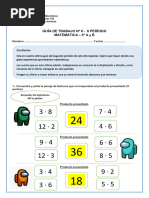 Problemas Matemáticos División | PDF