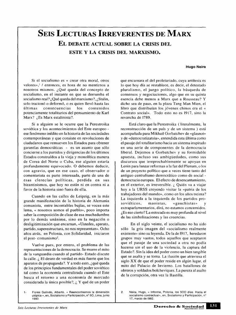 Crisis del Marxismo y el Socialismo Actual | PDF | marxismo | Karl Marx