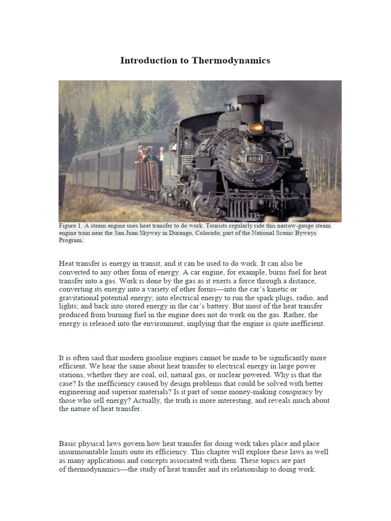 Thermodynamics of Heat Engines | PDF | Heat | Calorie