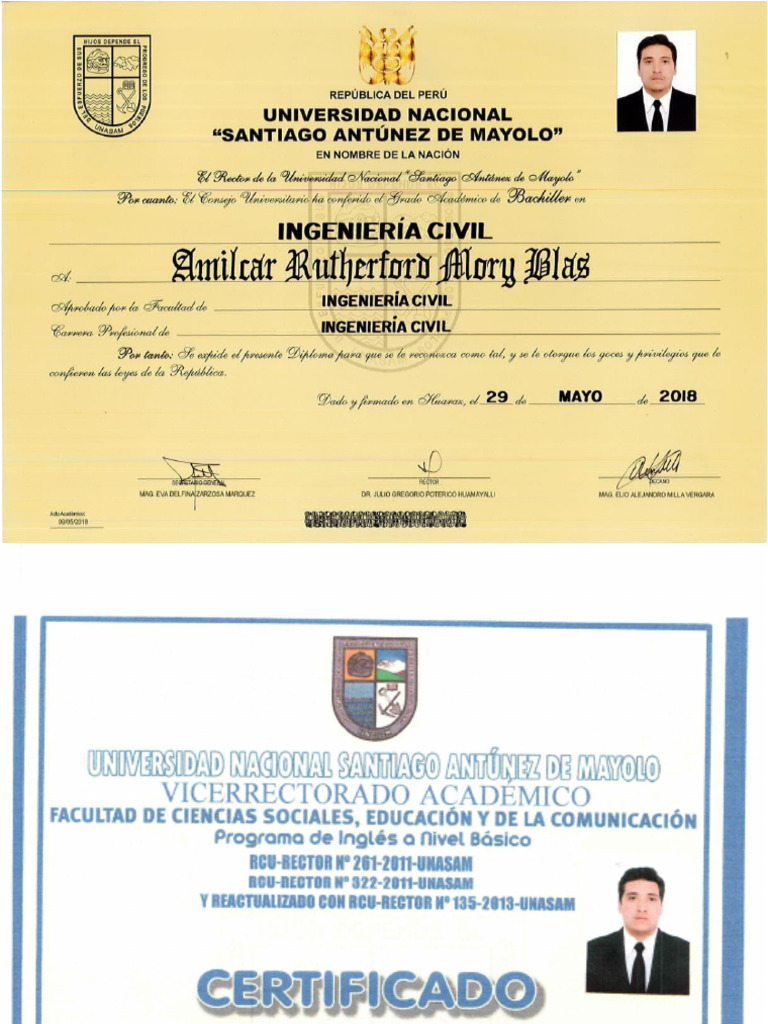 CV Documentado Mory Blas Amilcar | PDF