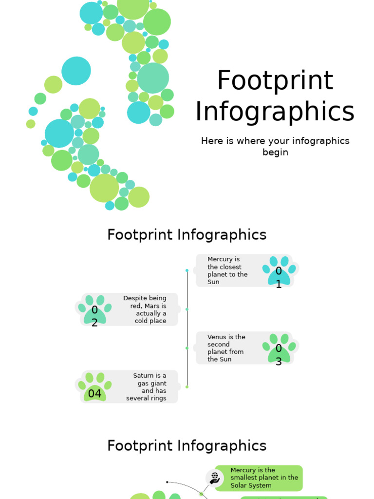 Footprint Infographics by Slidesgo | PDF | Planets | Solar System