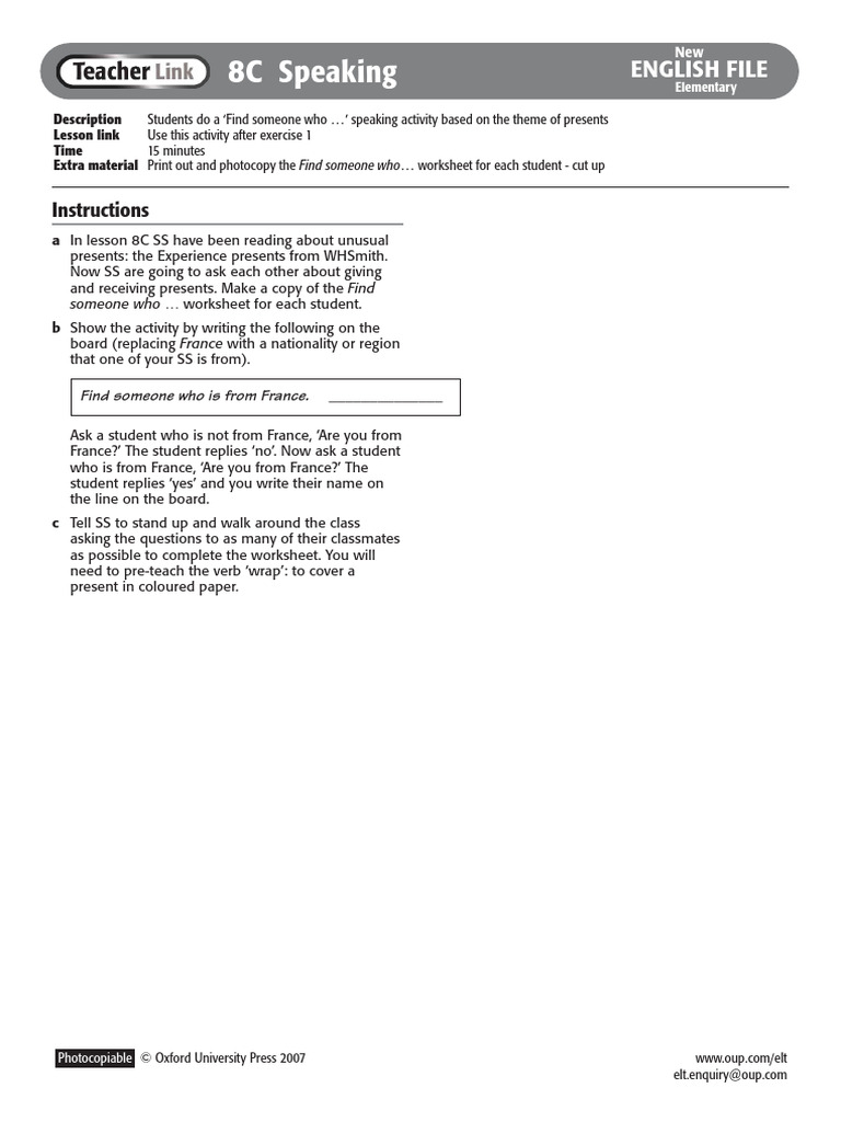 Nef 00 BD Teacher Link 8C | PDF