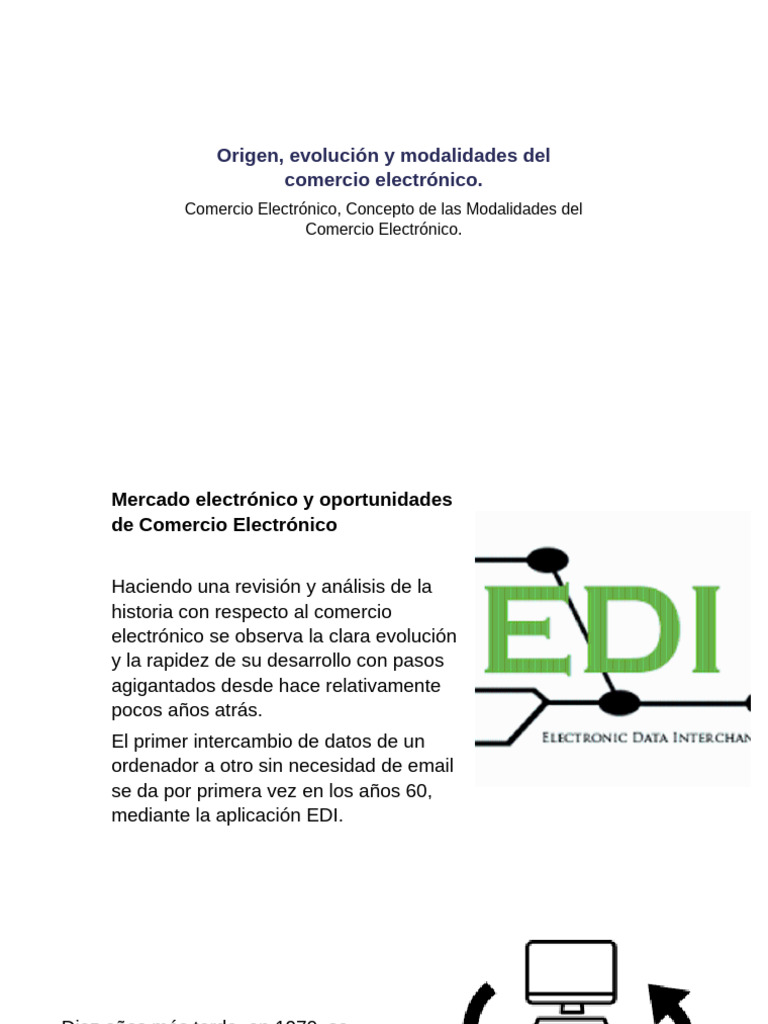 Concepto y Modalidades Del Comercio Electrónico | PDF | Comercio ...