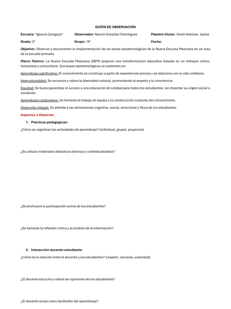 Leonel | PDF | Aprendizaje | Maestros