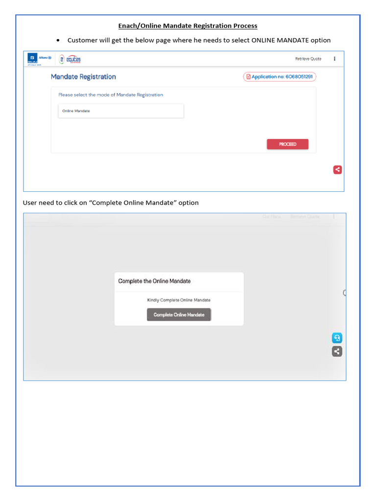 Enach Mandate Process | PDF