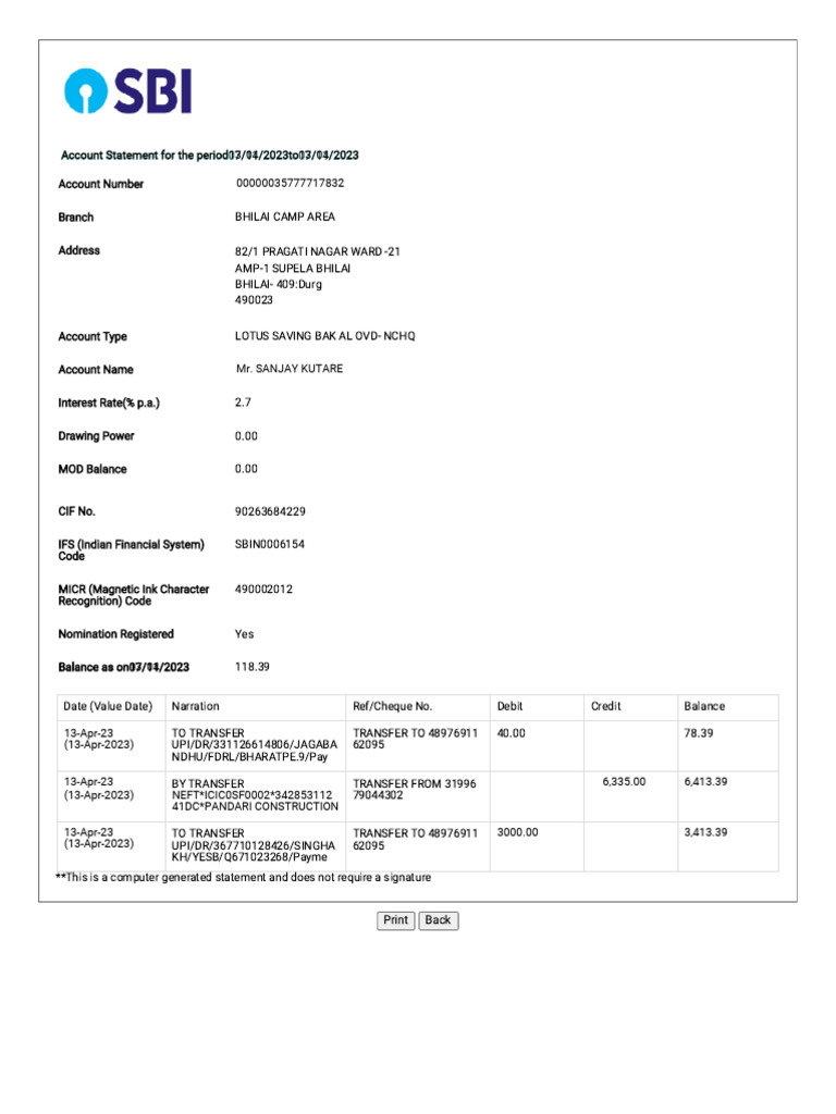 Apr-2023 RM STN Sanjay D | PDF