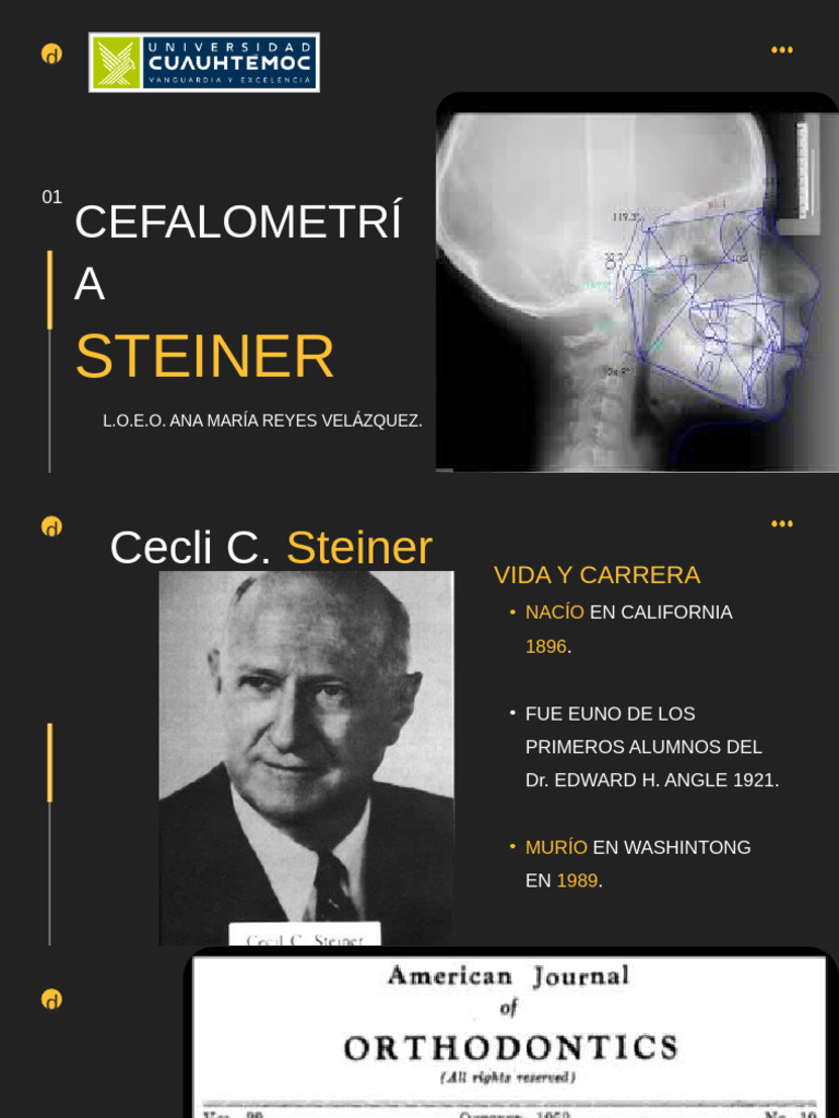Cefalometría de Steiner: Análisis y Aplicaciones | PDF | Ortodoncia ...