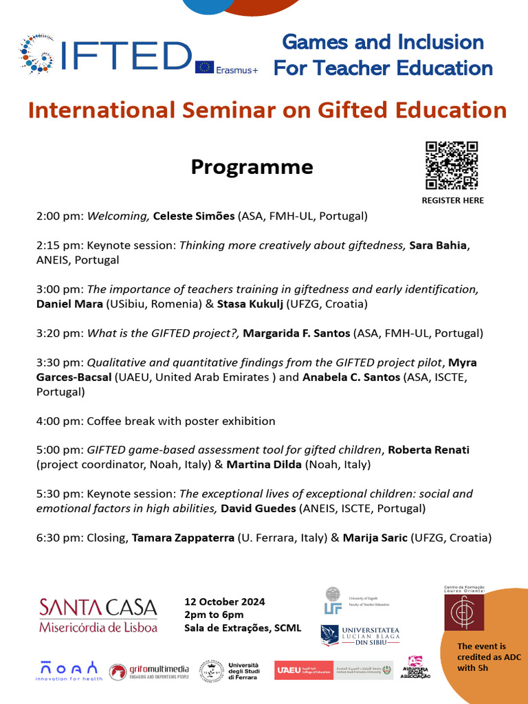 GIFTED InternationalSeminar Programme | PDF