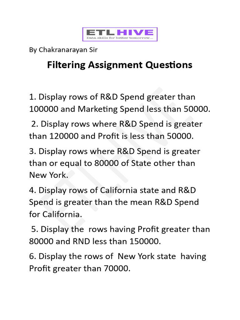 Multiple_columns_50Startups_Filtering_Assignment_questions | PDF