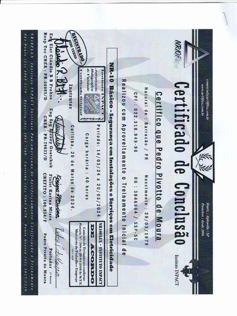 Pedro-Nr 10 Vcto 20-03-2026 | PDF