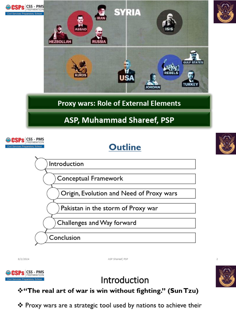 Proxy Wars Role of External Elements | PDF | National Security | Military