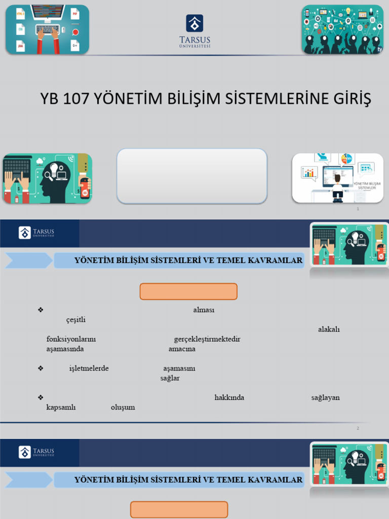 YBS Giriş Ders Sunusu | PDF