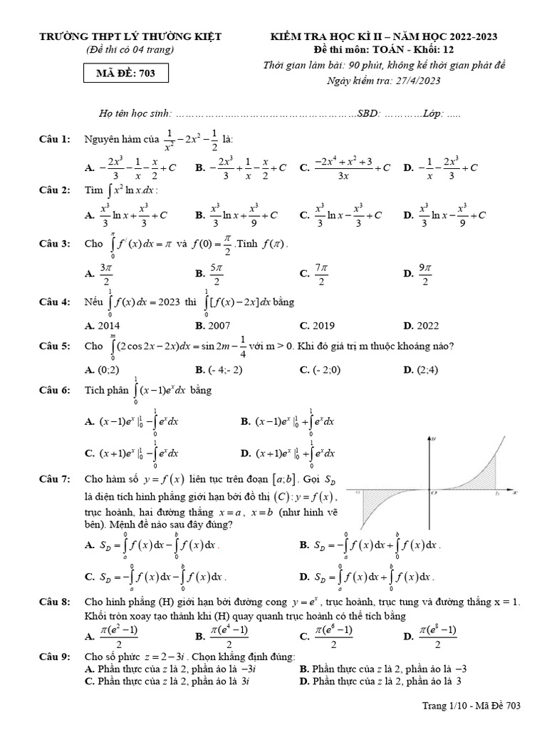 Toan 12-LyThuongKiet-deda-matran_nntuyet.ltk@hcm.edu. | PDF