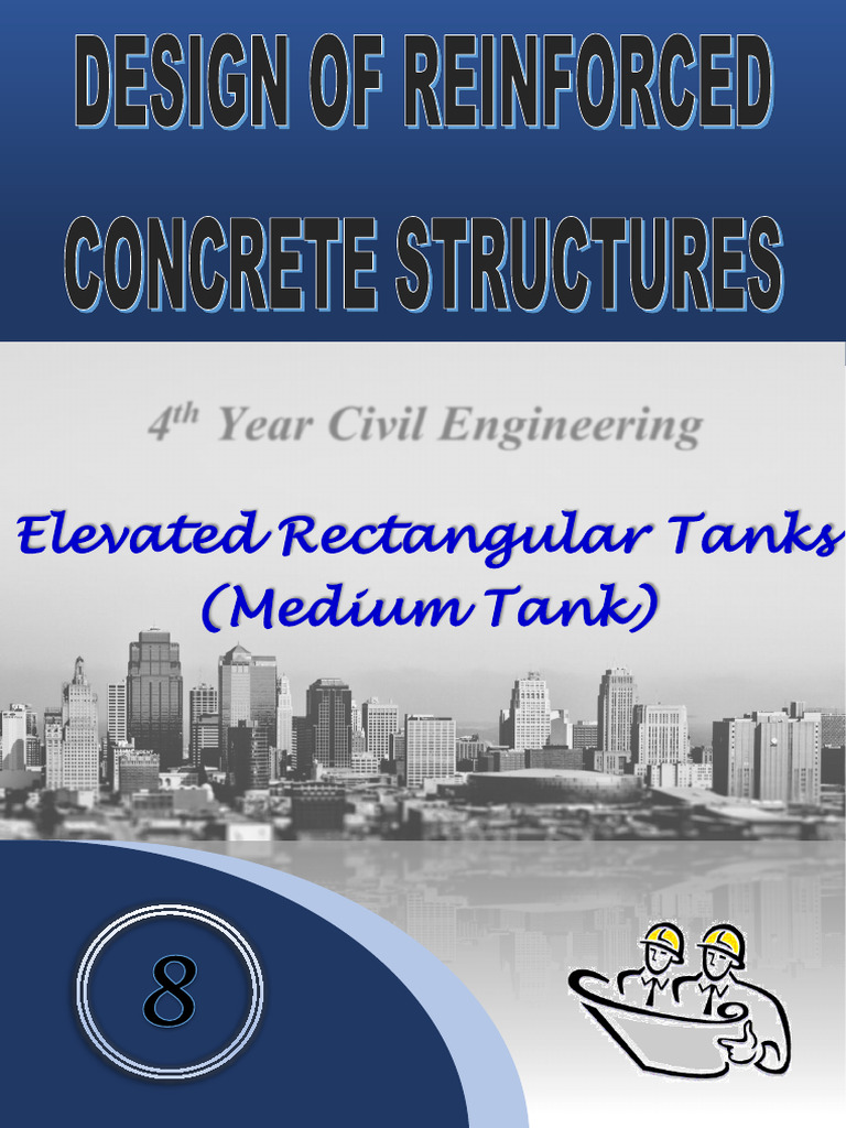 8 - Elevated Rectangular Tanks (Medium Tank) | PDF | Building Technology | Materials