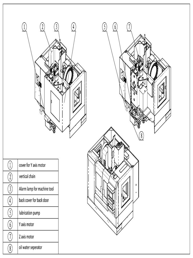 VMC850L Disassembly Parts Details | PDF