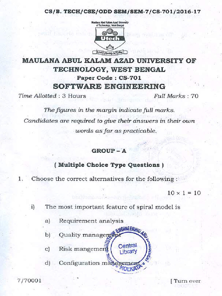 Software Engineering Cs701 2016 Pdf