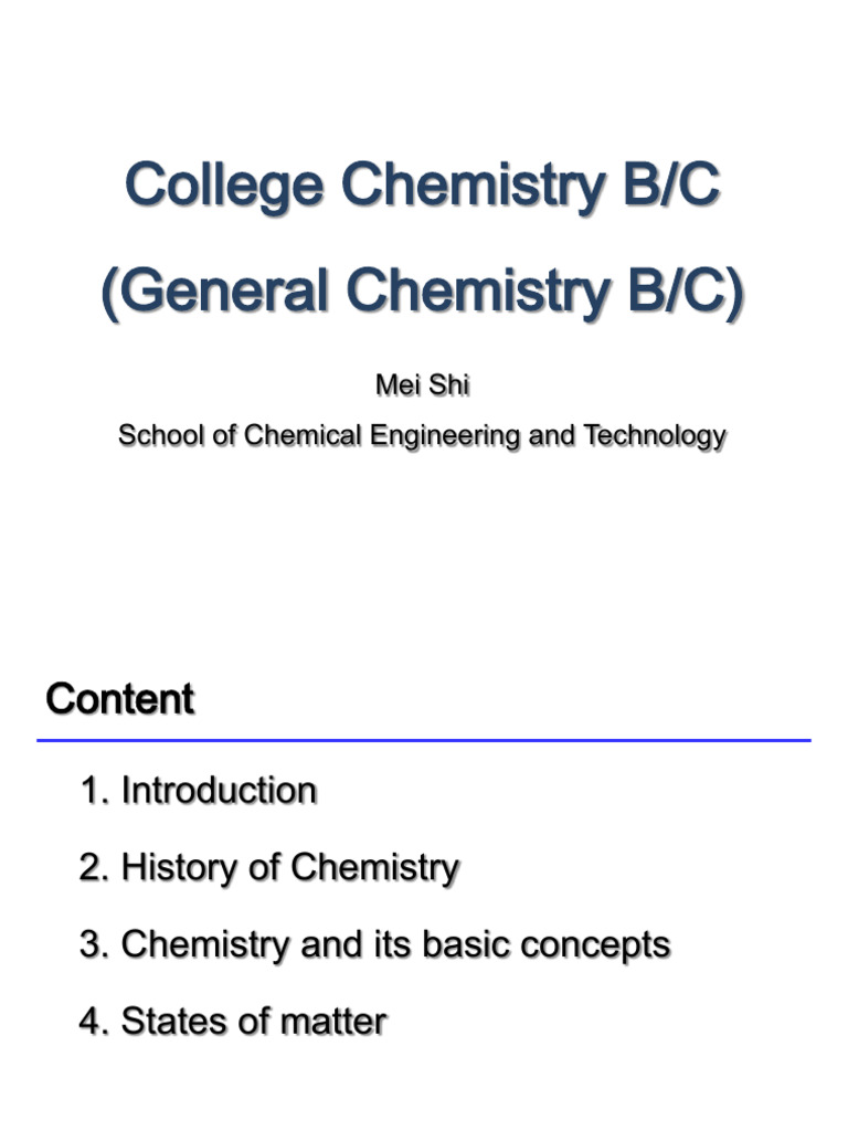 Introduction part01 | PDF | Chemistry | Chemical Substances