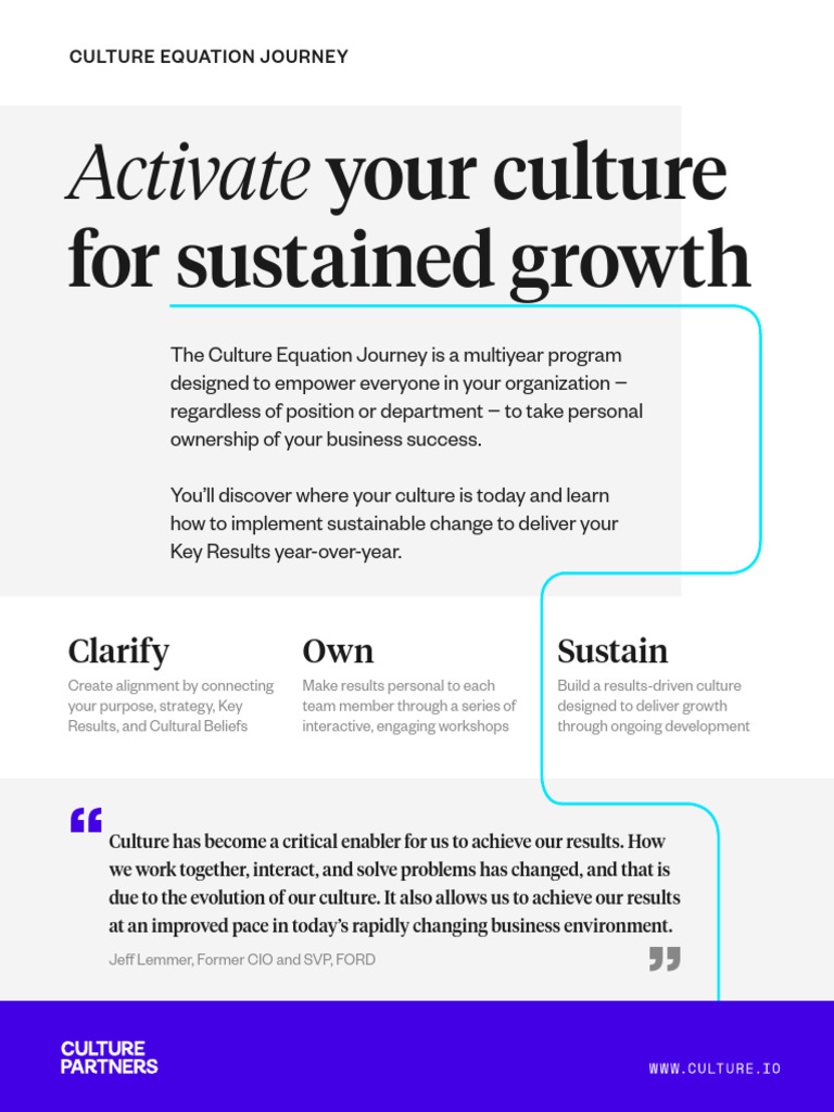 Activate a Results-Driven Culture | PDF | Business