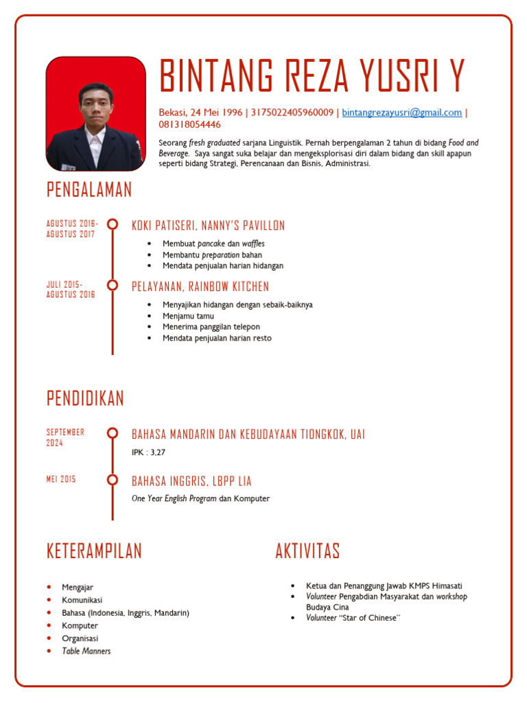 Contoh Resume | PDF