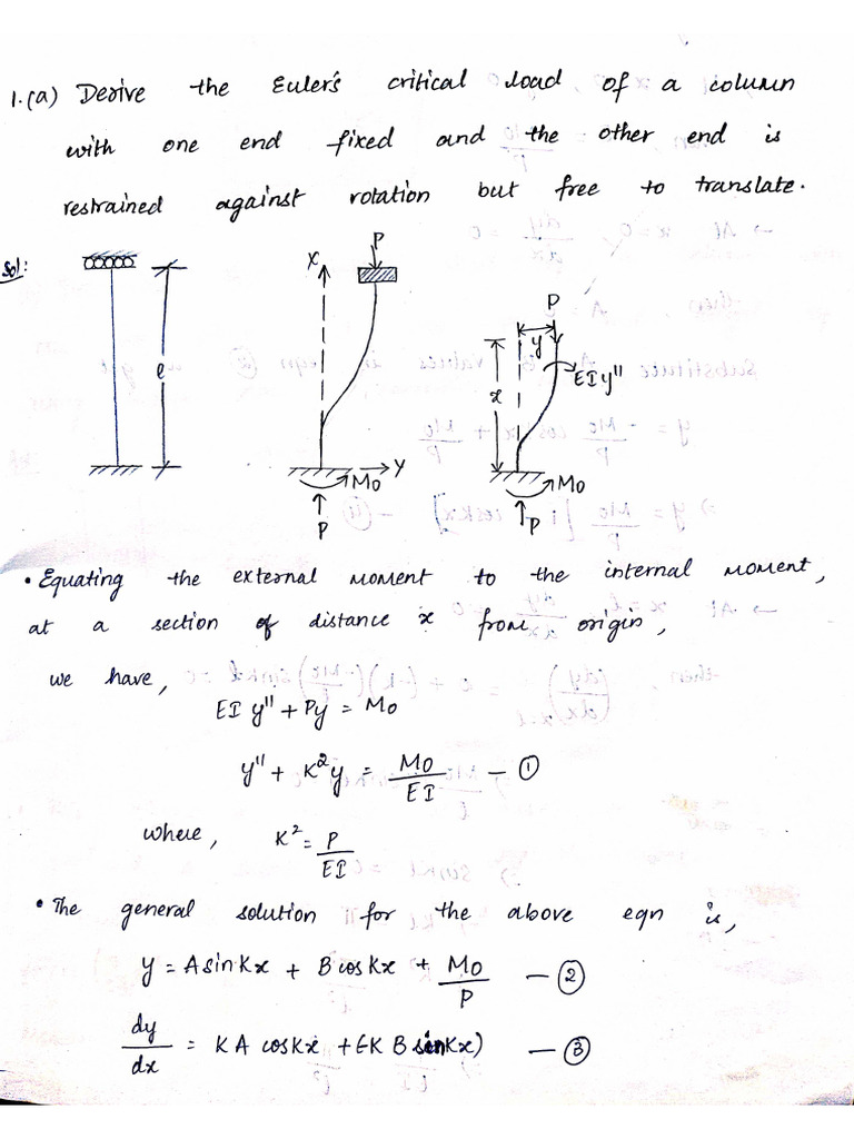 Stability of Structures Assignment | PDF