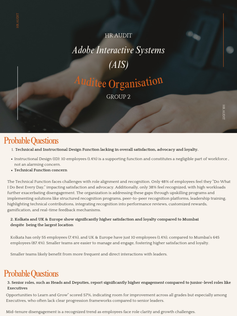 HR Audit Group 2 Presentation - 1 | PDF | Instructional Design | Leadership