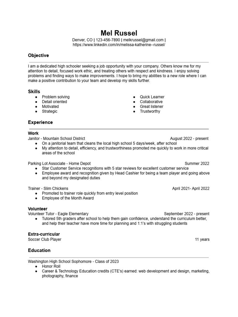 Sample Resume | PDF