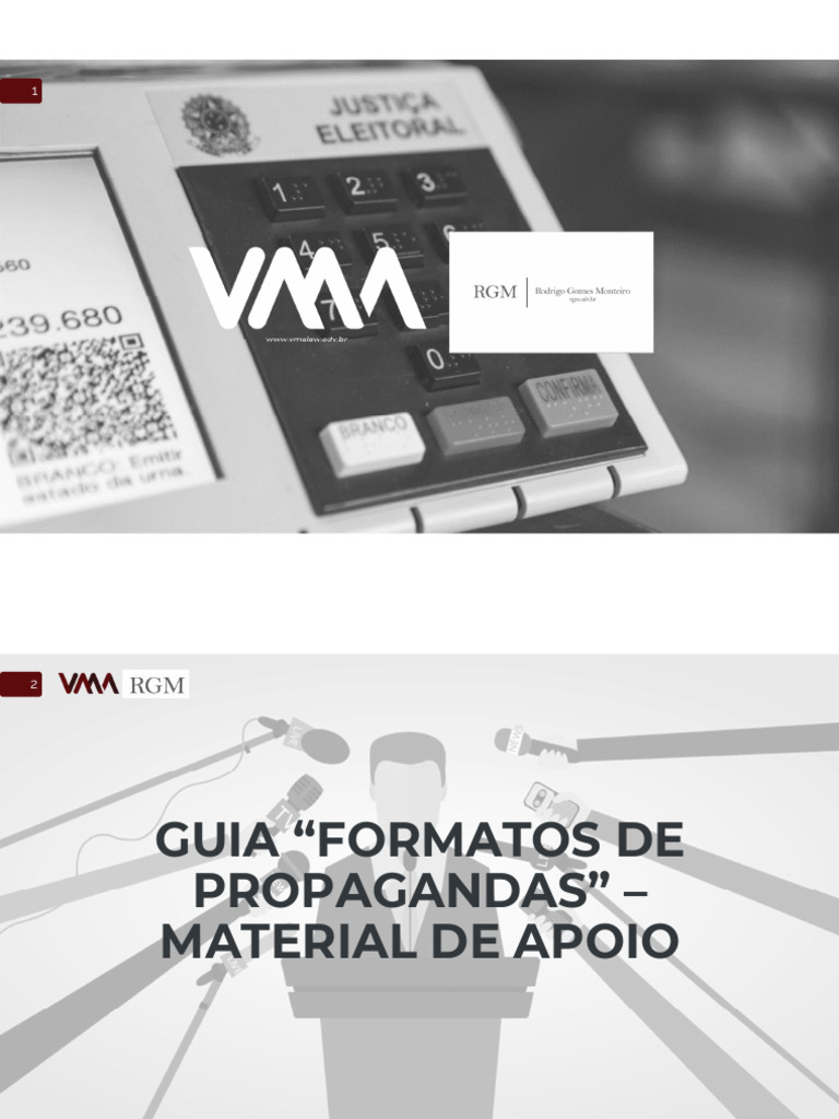 Guia "Formatos de Propagandas" - Material de Apoio - RGM e Vma | PDF | Propagandismo