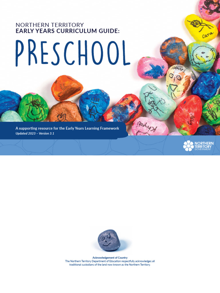 NT Preschool Curriculum Guide 2023 | PDF | Learning | Teachers