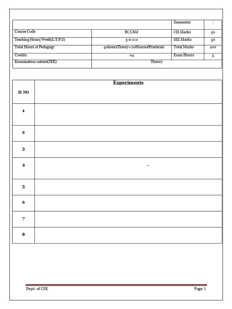 DDCO MANUAL | PDF | Digital Electronics | Computer Engineering