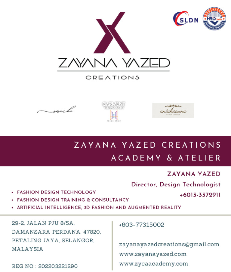 Official ZYCA Business Card | PDF