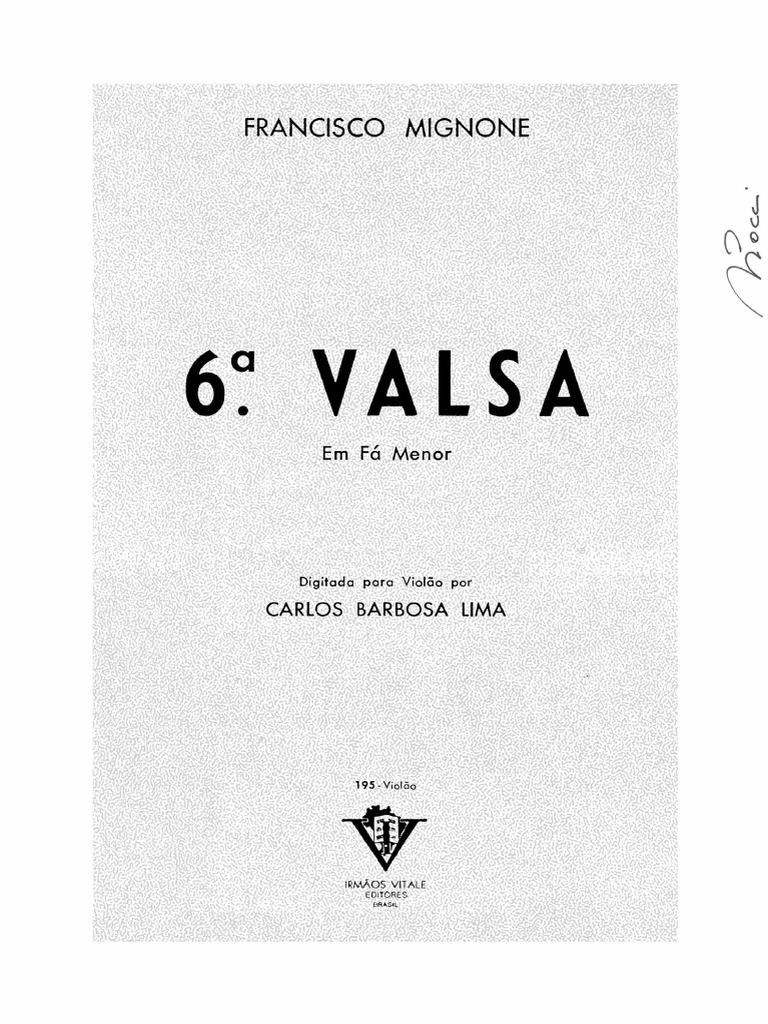Mignone Valsa n.6 | PDF