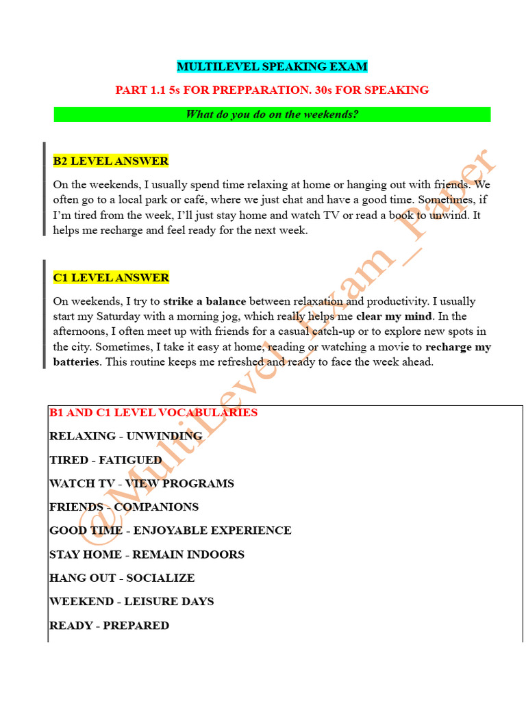 Speaking Book File | PDF | Teachers | Juice