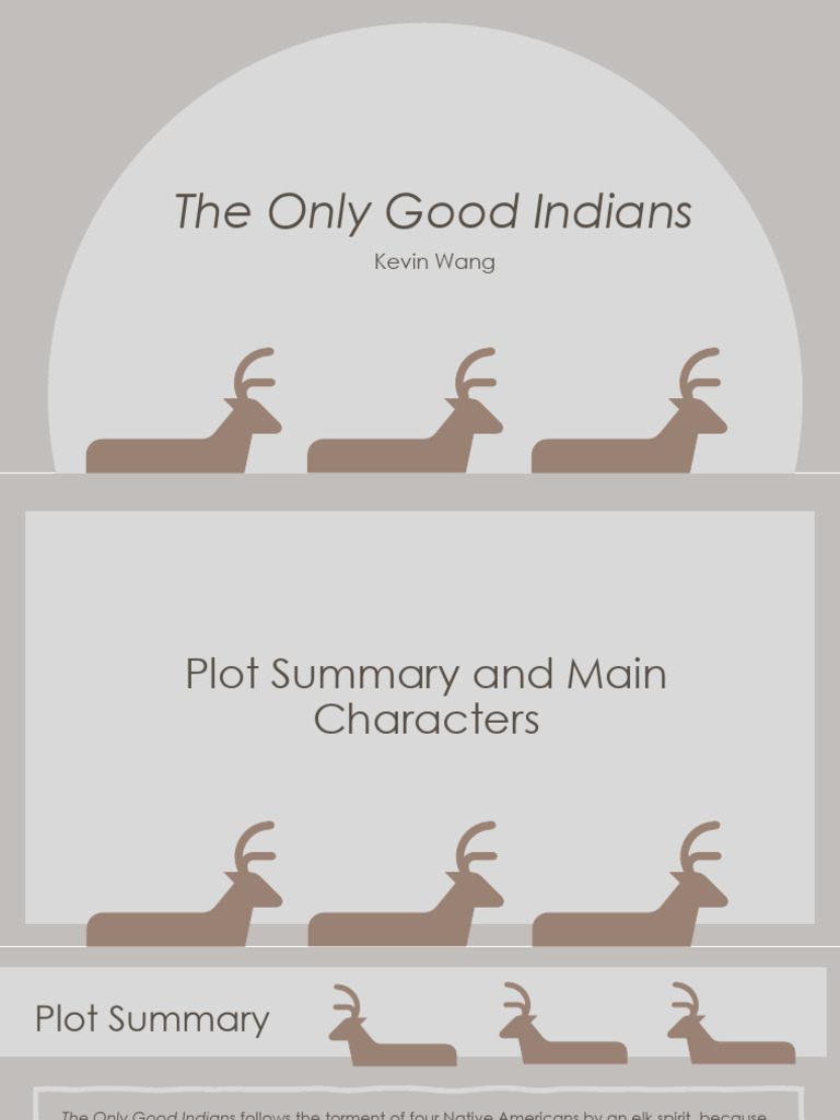 The Only Good Indians: A Cultural Reckoning | PDF