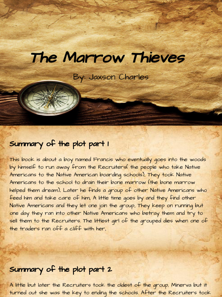 The Marrow Thieves: Chapter 1 Summary | PDF | Native Americans In The ...