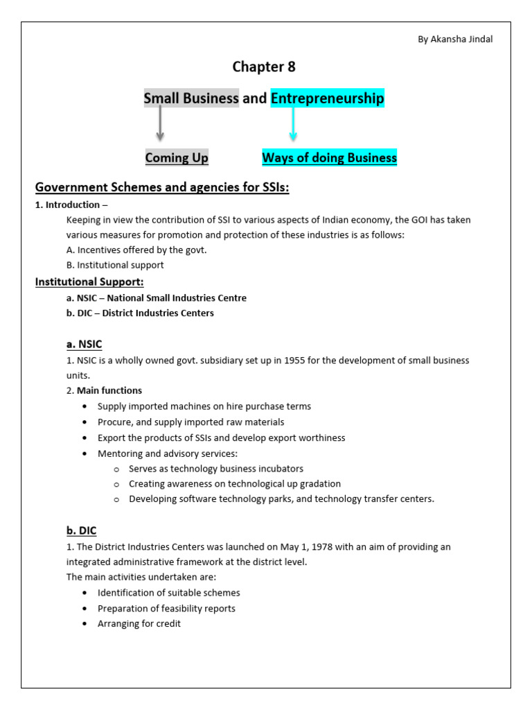Chapter 8 - Small Business and Entrepreneurship XI | PDF ...