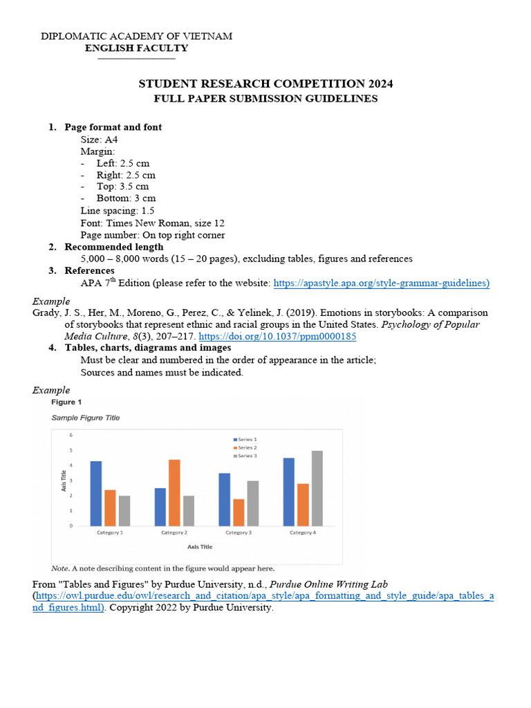 Full Paper Submission Guidelines | PDF | Apa Style