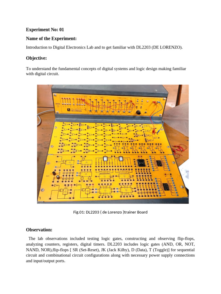 De 1 | PDF | Electronic Circuits | Logic Gate