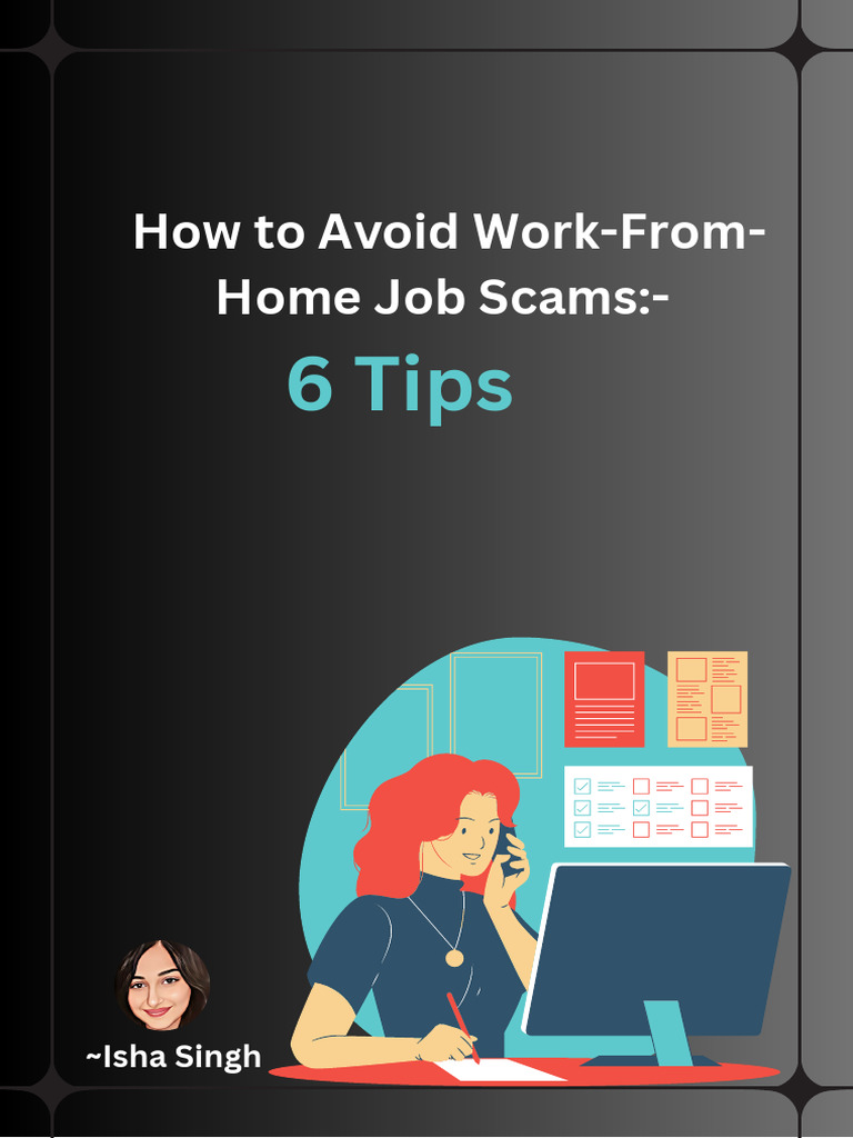Avoid Work-From-Home Job Scams: 6 Tips | PDF