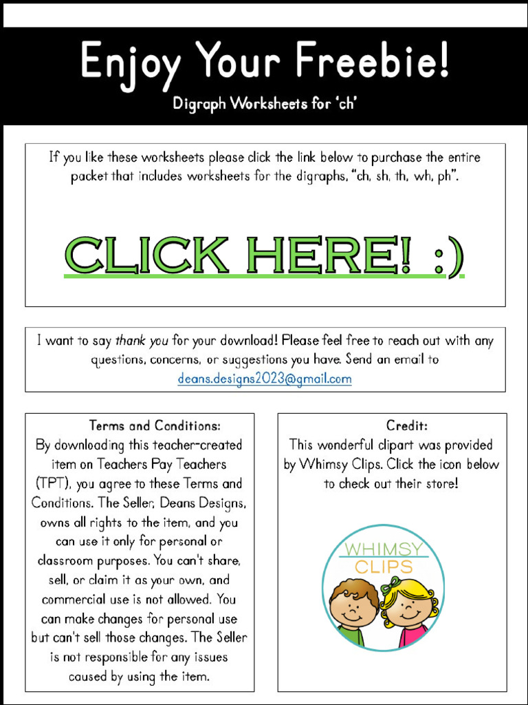 Digraph Worksheets & Passages | PDF