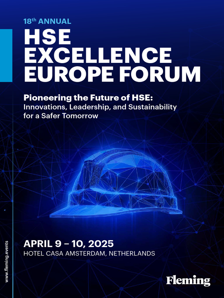 18th Annual HSE Excellence Europe Forum | PDF | Occupational Safety And ...