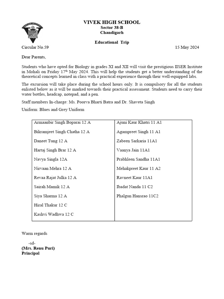 Circular_20240515164121_circular_no.59_-_educational_trip | PDF