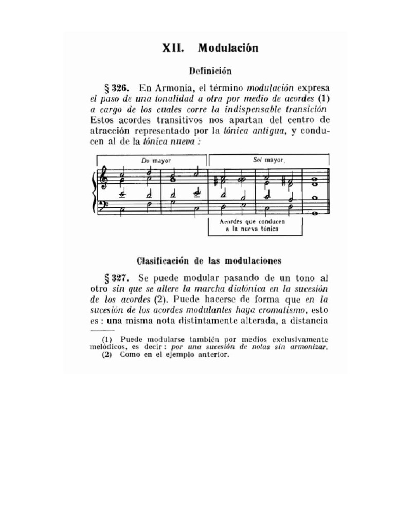 Modulación - Armonia IV | PDF