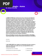 Simulado Asma Questoes | PDF | Asma | Bronquite