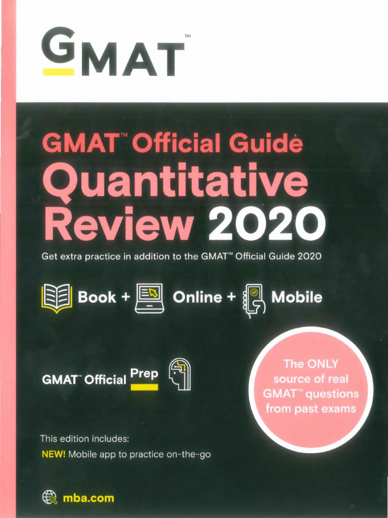 GMAT Official Guide 2020 Quantitative Review (Graduate Management Admission Council (GMAC) ) (Z ...